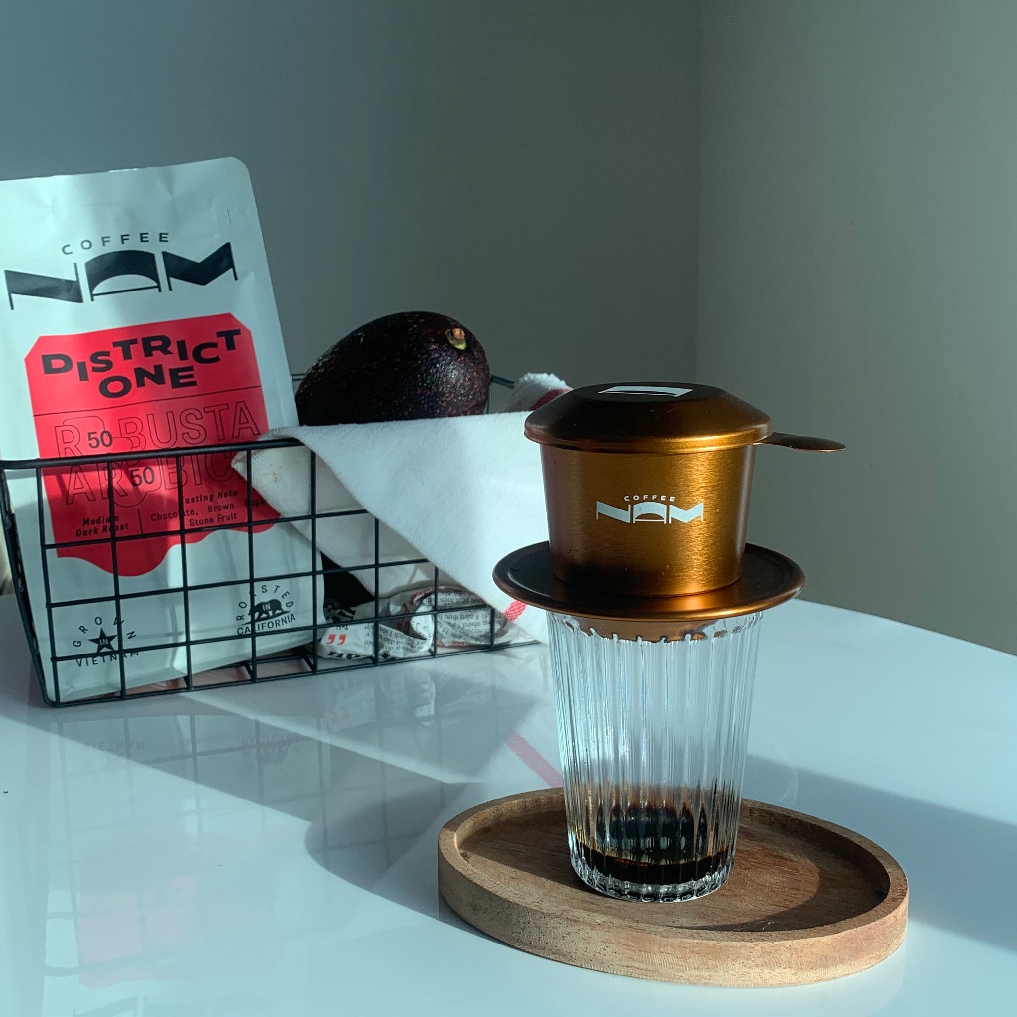 Copper Phin Filter Coffee Maker for Vietnamese Coffee — Nam Coffee ...